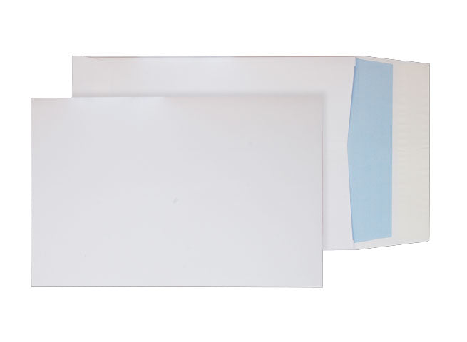 Expansion Open-End Gummed White 37# Envelopes 9 7/8 x 13 7/8 x 1 BX125 ...